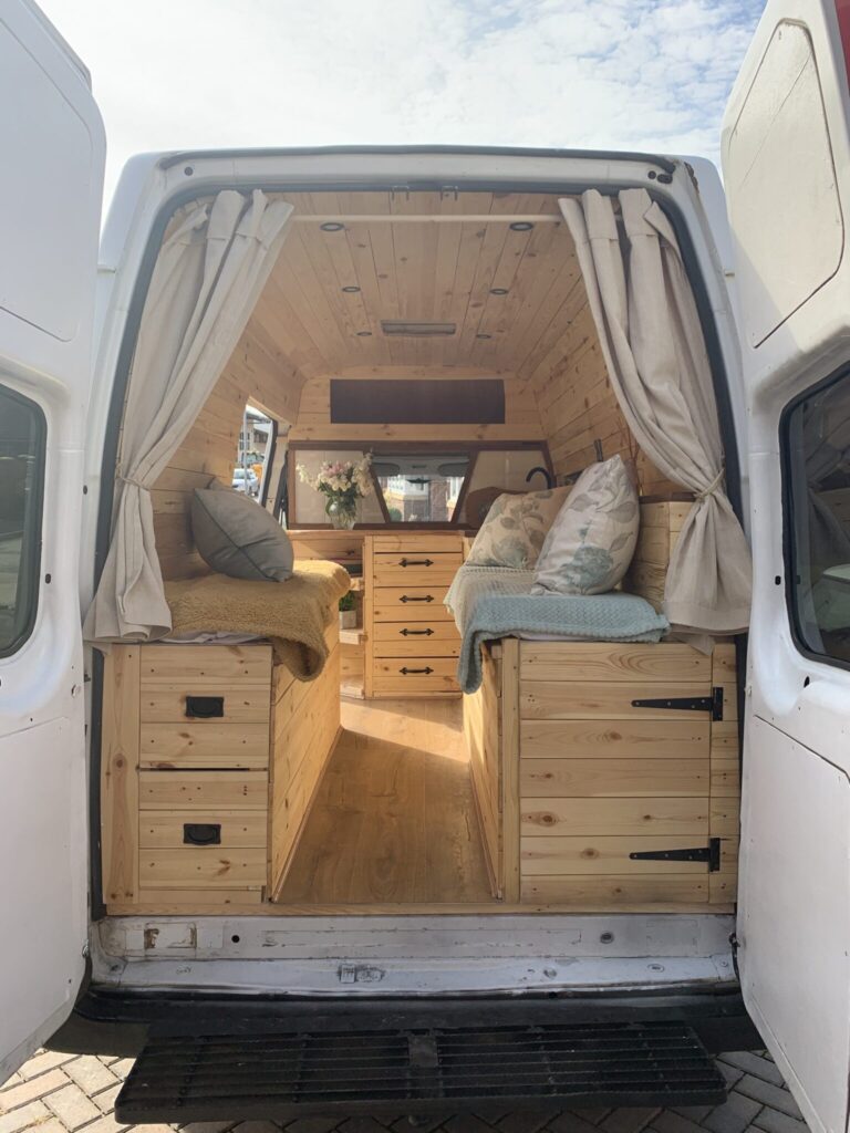 RUSTIC CABIN STYLE VAN | Quirky Campers