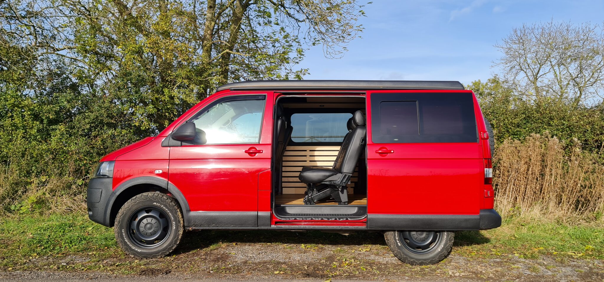 Little Red!! The Incredible VW Transporter 4Motion Swamper Adventure ...
