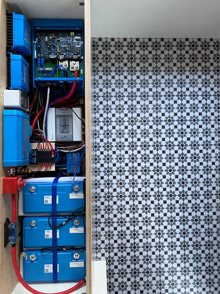 modern, hi-spec, off grid, stealth feat. latest powerful Victron Energy ...