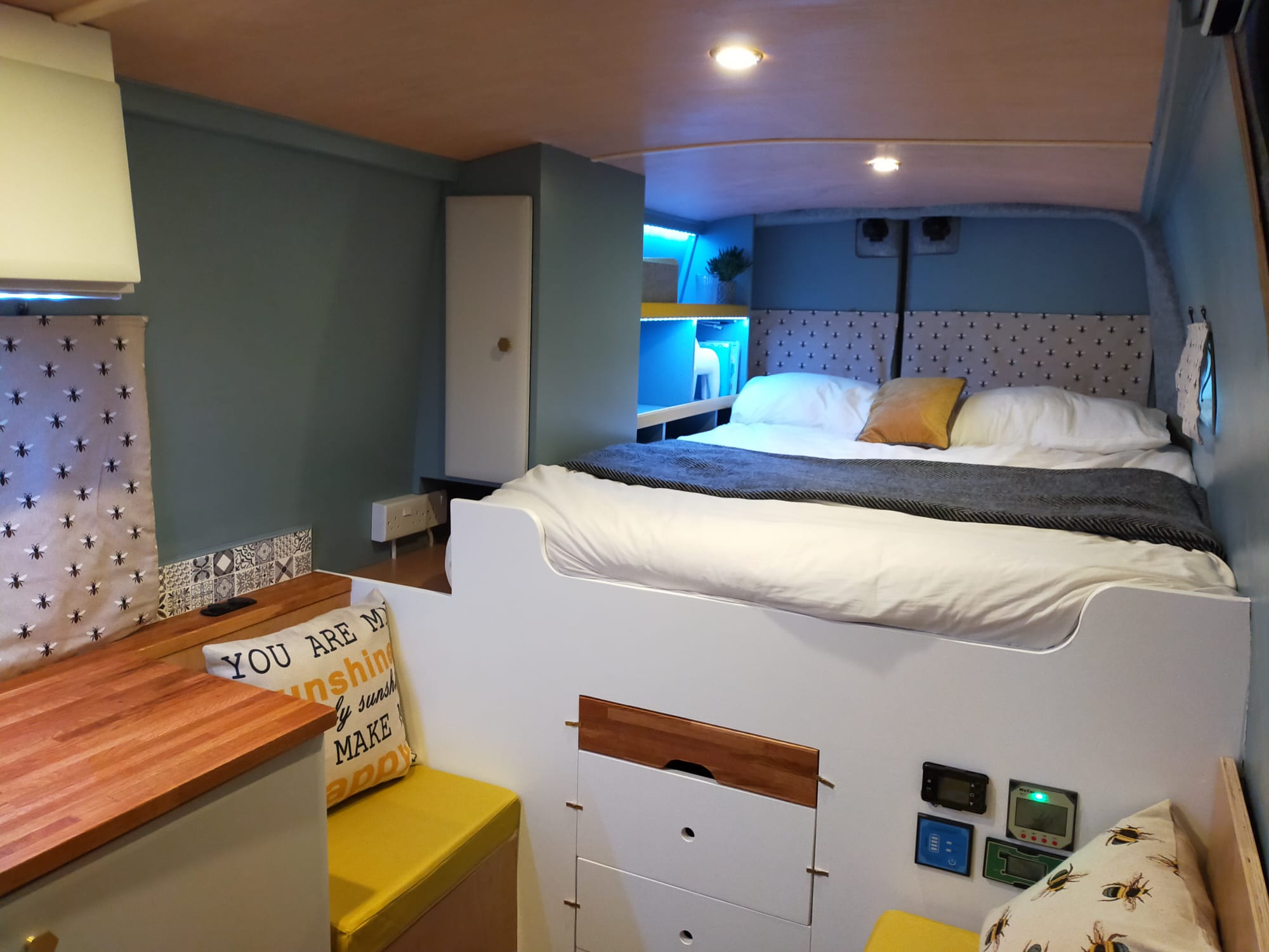 "Honey" –Luxury Off-Grid 3 Berth 2016 Renault Master | Quirky Campers