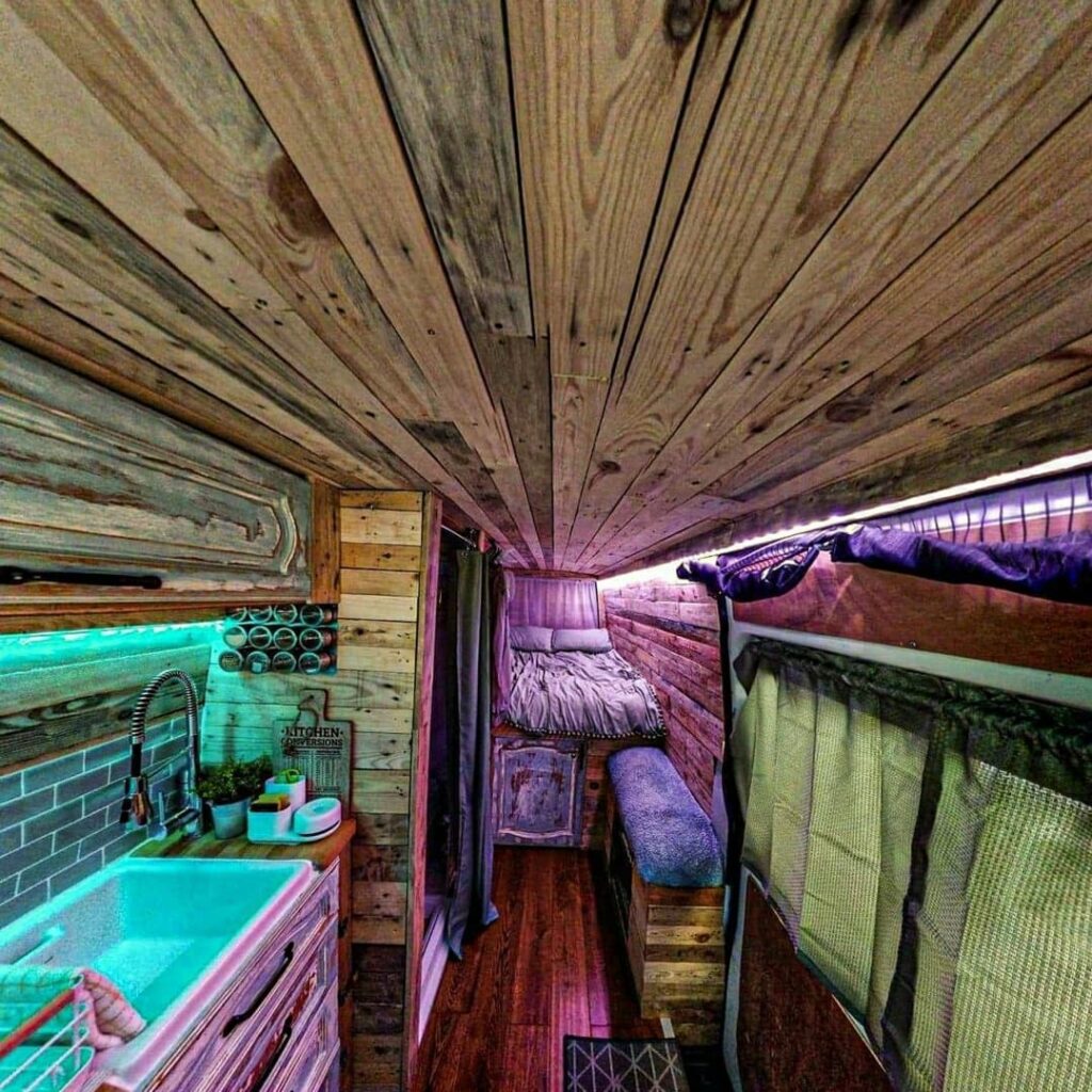 Rustic Converted Sprinter 313 LWB | Quirky Campers
