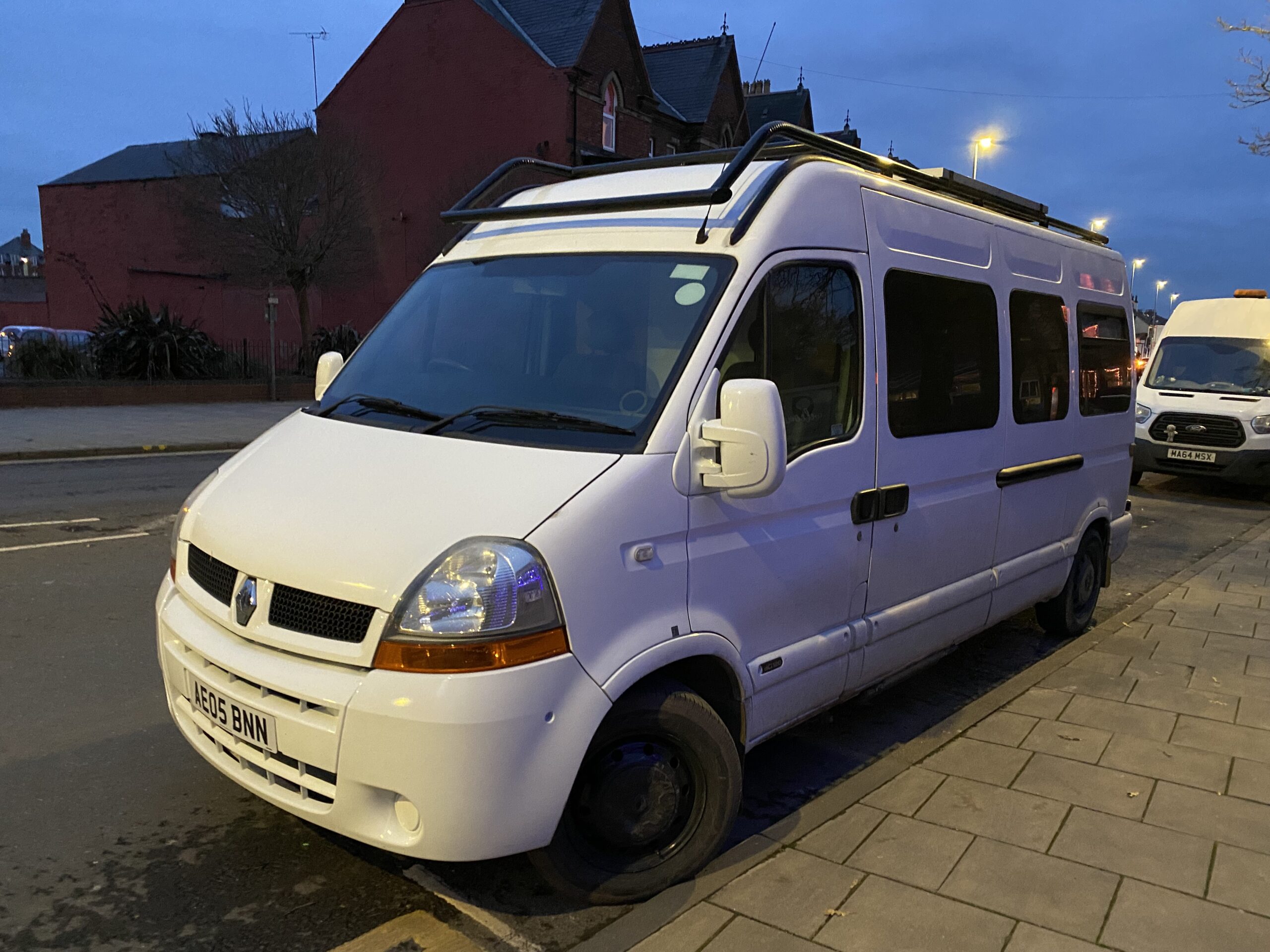 OFF GRID handcrafted ex patient transport minibus, with very low ...