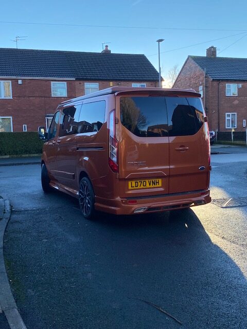 Transit Custom Camper Conversion 70 plate | Quirky Campers