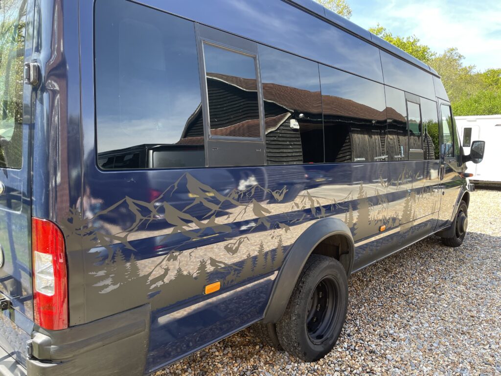 4/5 berth XLWB transit, stunning new conversion, off grid and low ...
