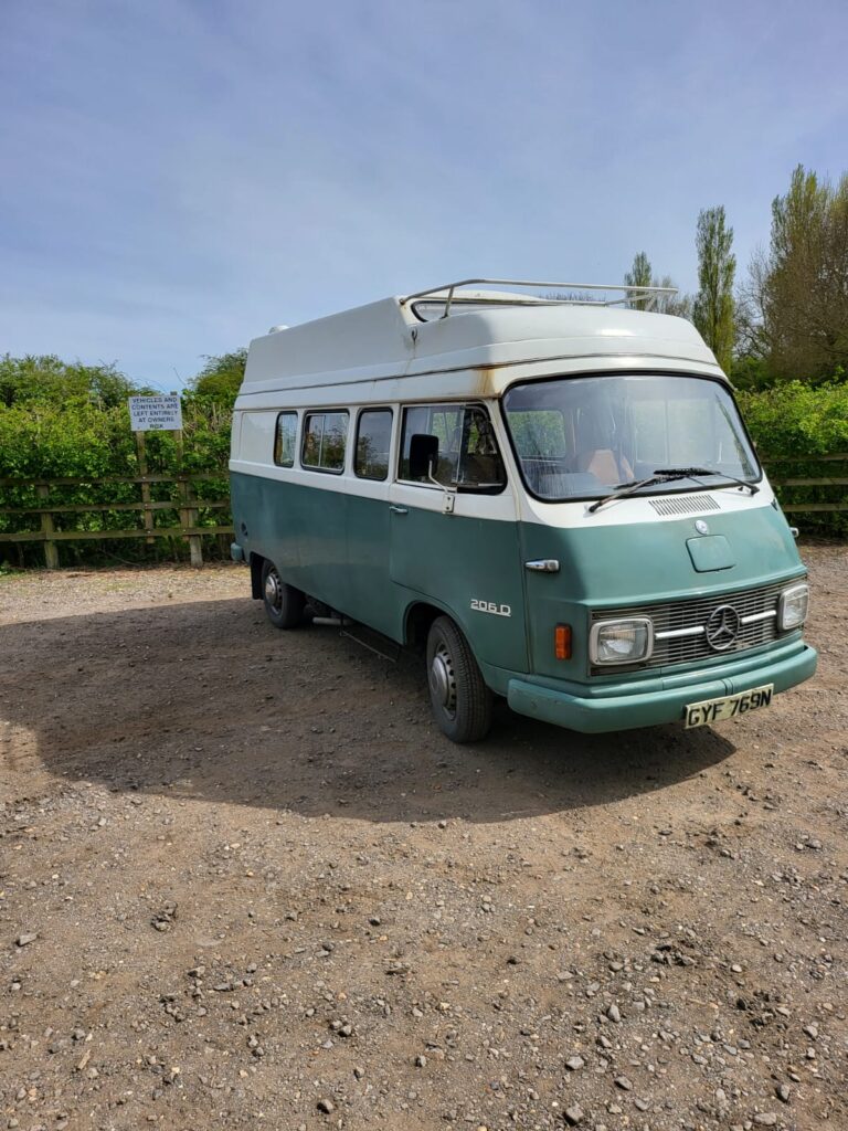 Lovingly restored 1974 Mercedes 206D - rare find! | Quirky Campers