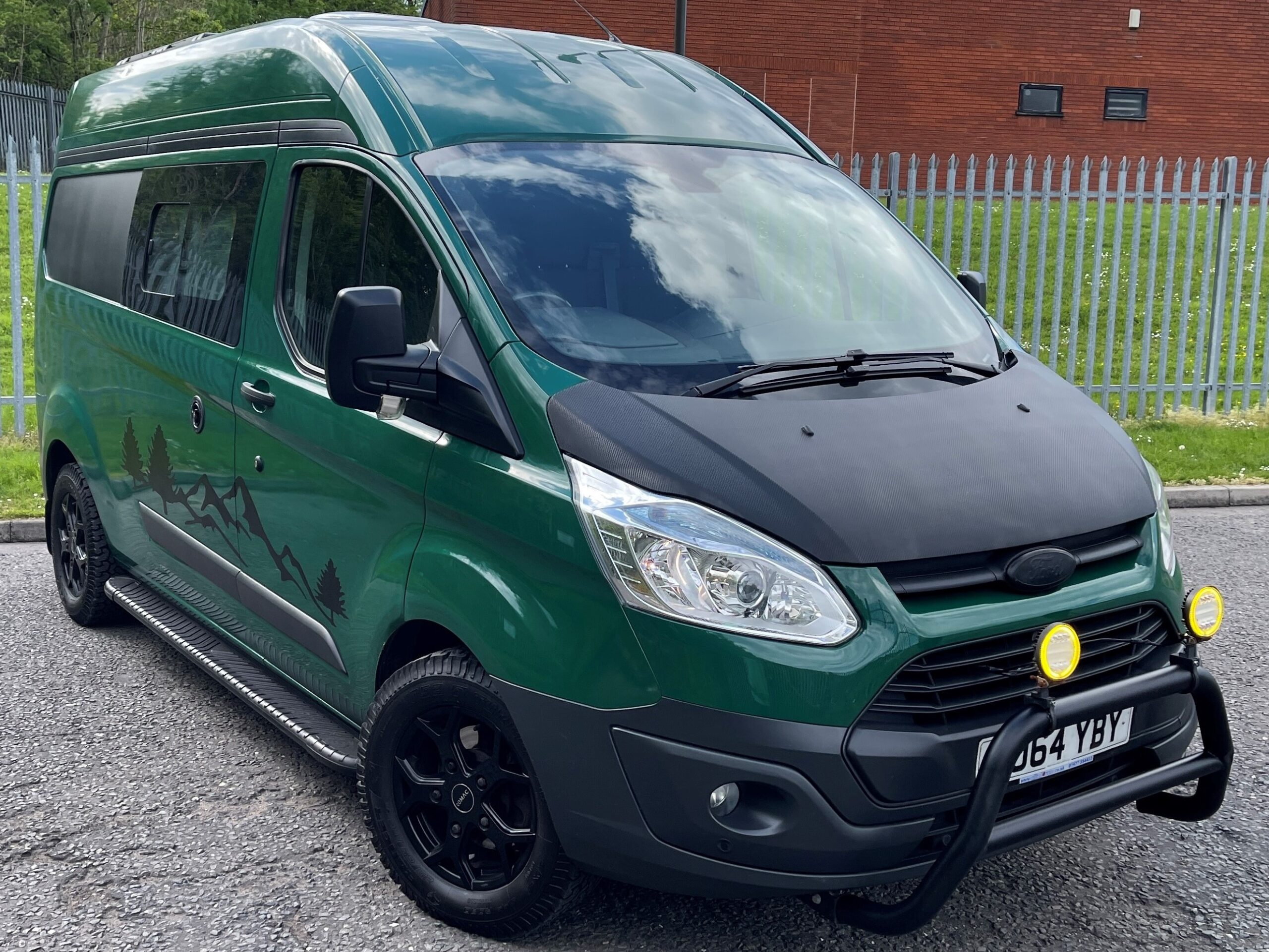 The Green Goddess - Ford Transit Custom FULLY OFF GRID | Quirky Campers