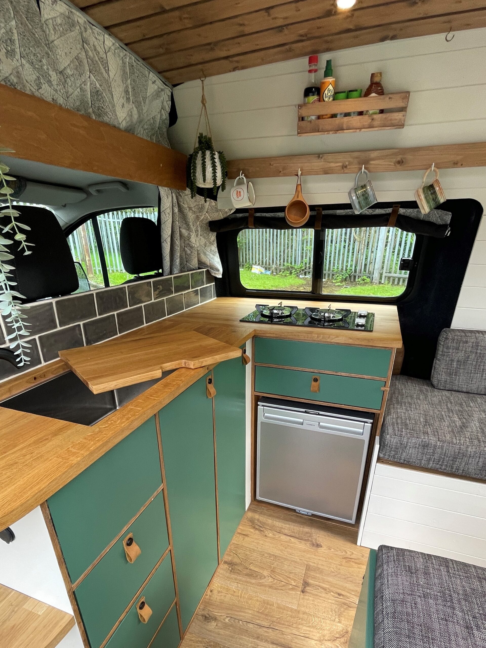 The Green Goddess - Ford Transit Custom FULLY OFF GRID | Quirky Campers