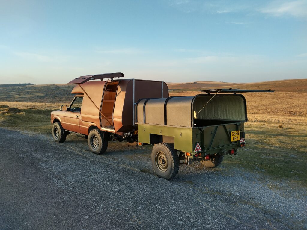 Land Rover Discovery Custom Pickup Off Road Overlander | Quirky Campers