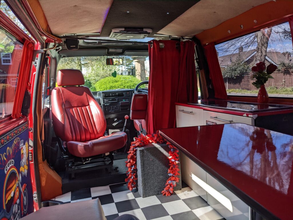 Red VW T4 Campervan Conversion | Quirky Campers