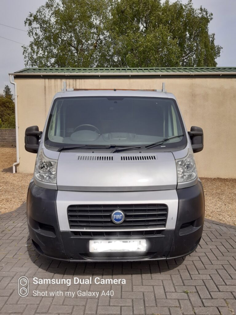 Recent conversion, no side windows but one skylight, used for small ...