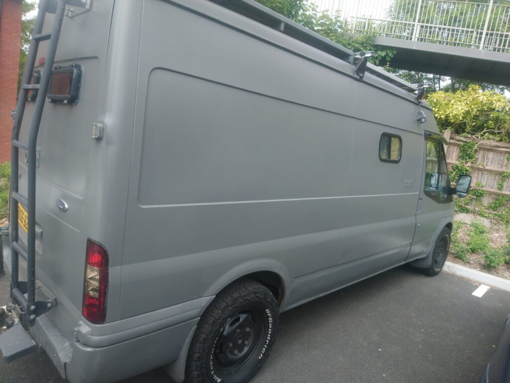 Rustic self built mk7 Ford Transit 2.4tdci lwb med roof rwd | Quirky ...