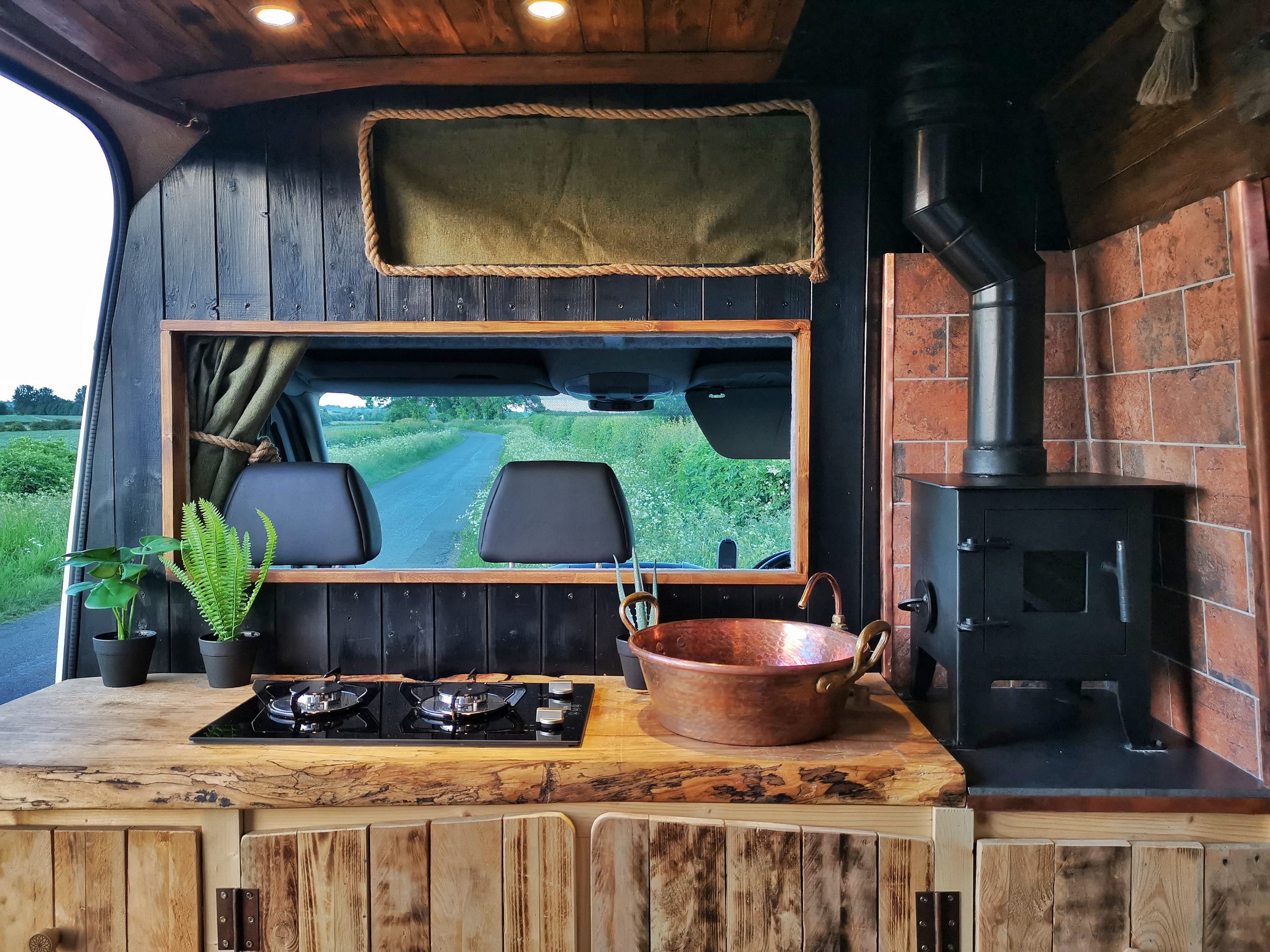 Cosy & Rustic VW Campervan with Log Burner | Quirky Campers