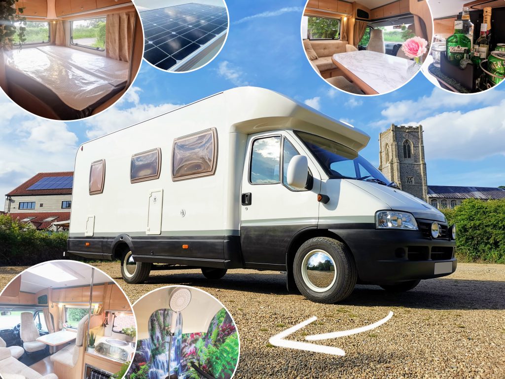 Beautiful Fixed Bed Motorhome Campervan, 4 Berth, Full MOT, Immaculate ...
