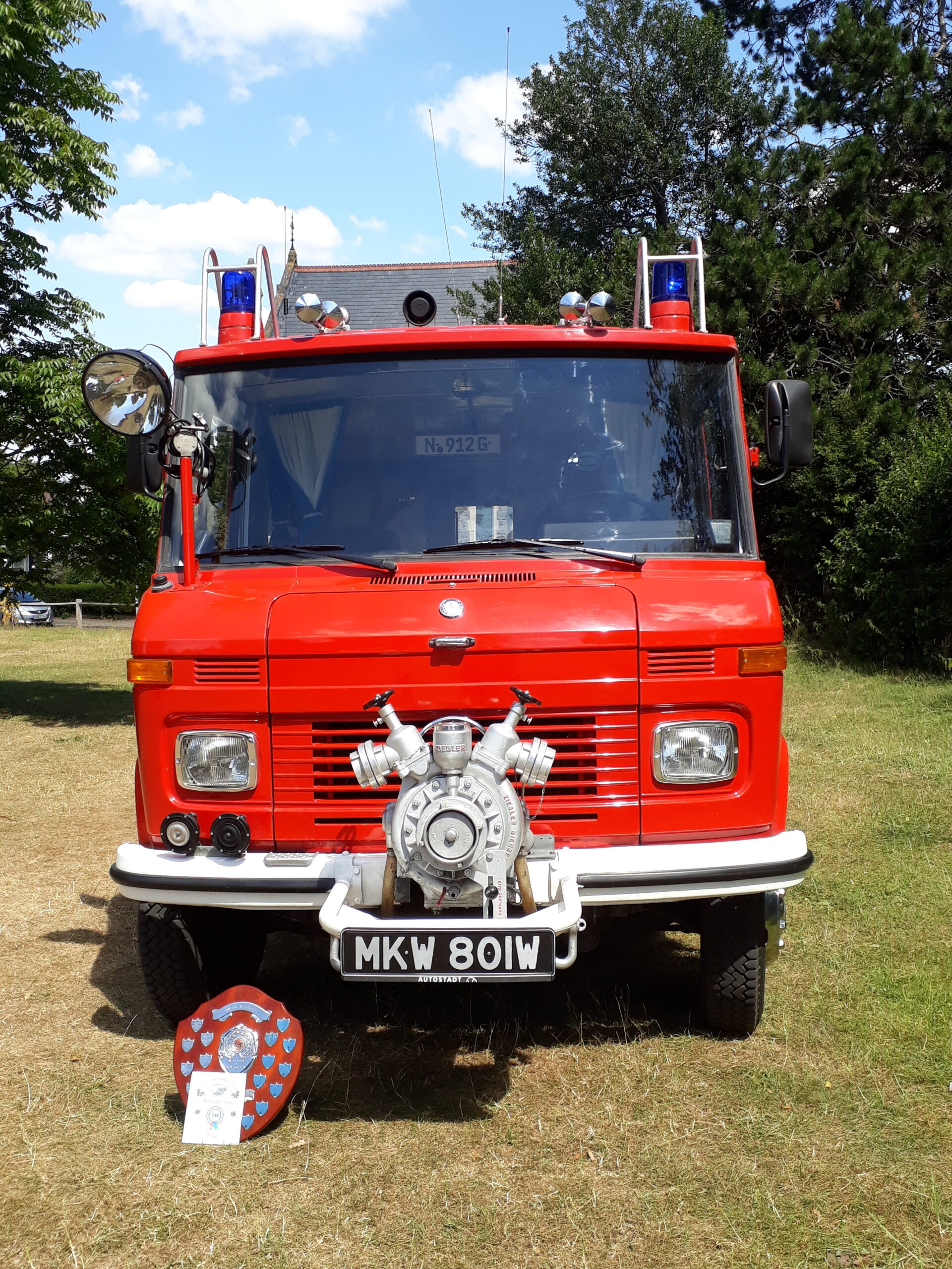 Mercedes LF608D German Fire Truck | Quirky Campers