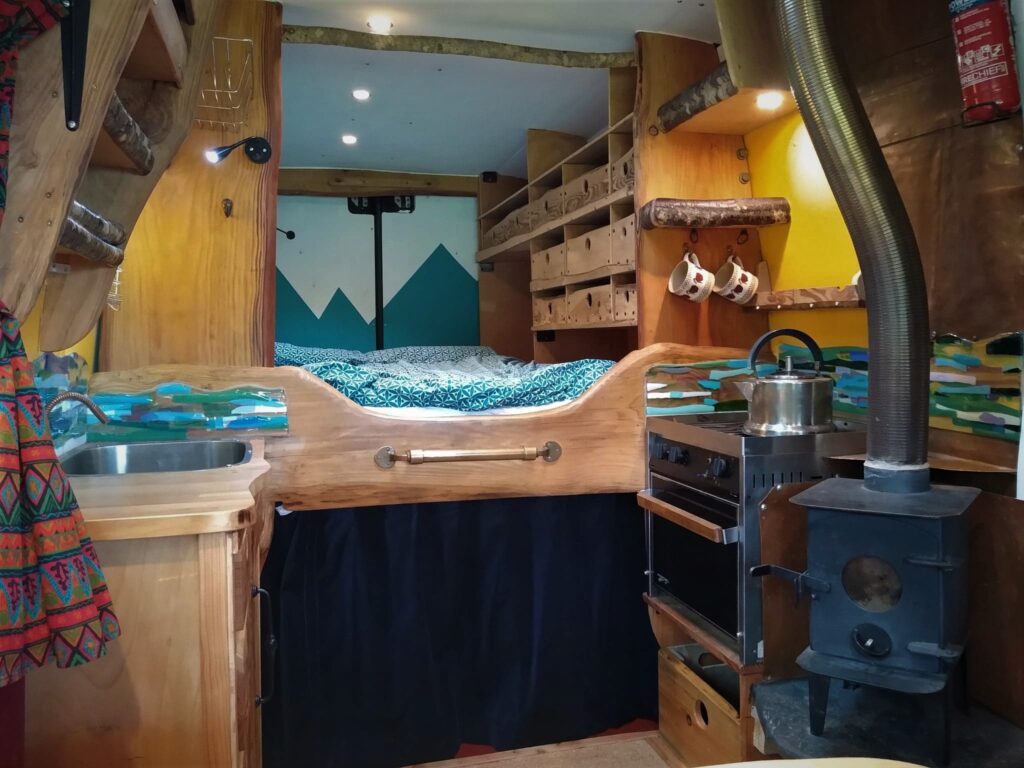 Beautifully converted rustic-style Mercedes Sprinter campervan - PRICED ...