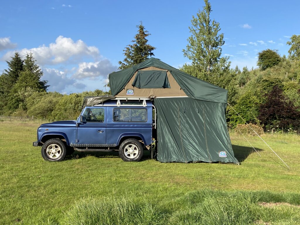 Rare LANDROVER Defender 90 4WD with Hannibal Roof Tent, Hannibal Tourer ...