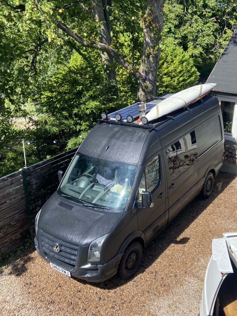 Unique Raptor Coating VW Crafter - Project | Quirky Campers