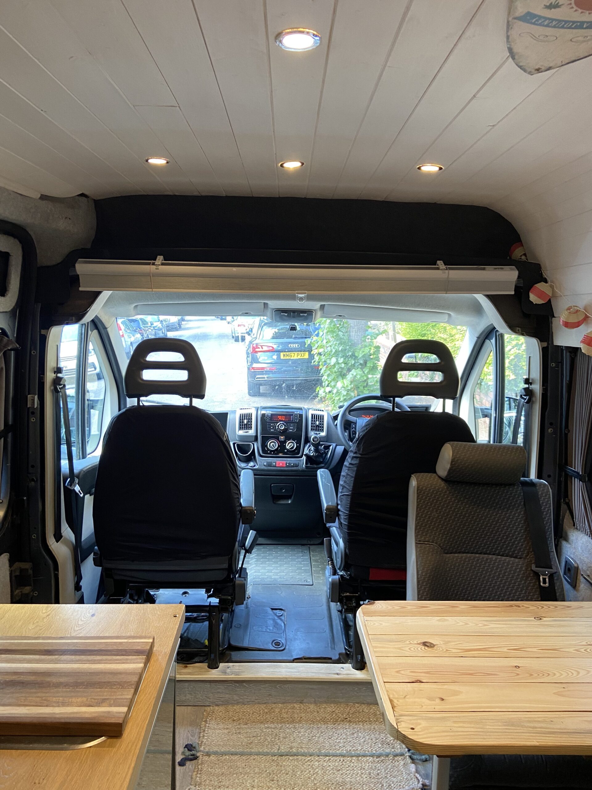 Beautiful Dark Grey Fiat Ducato Maxi Camper Van | Quirky Campers