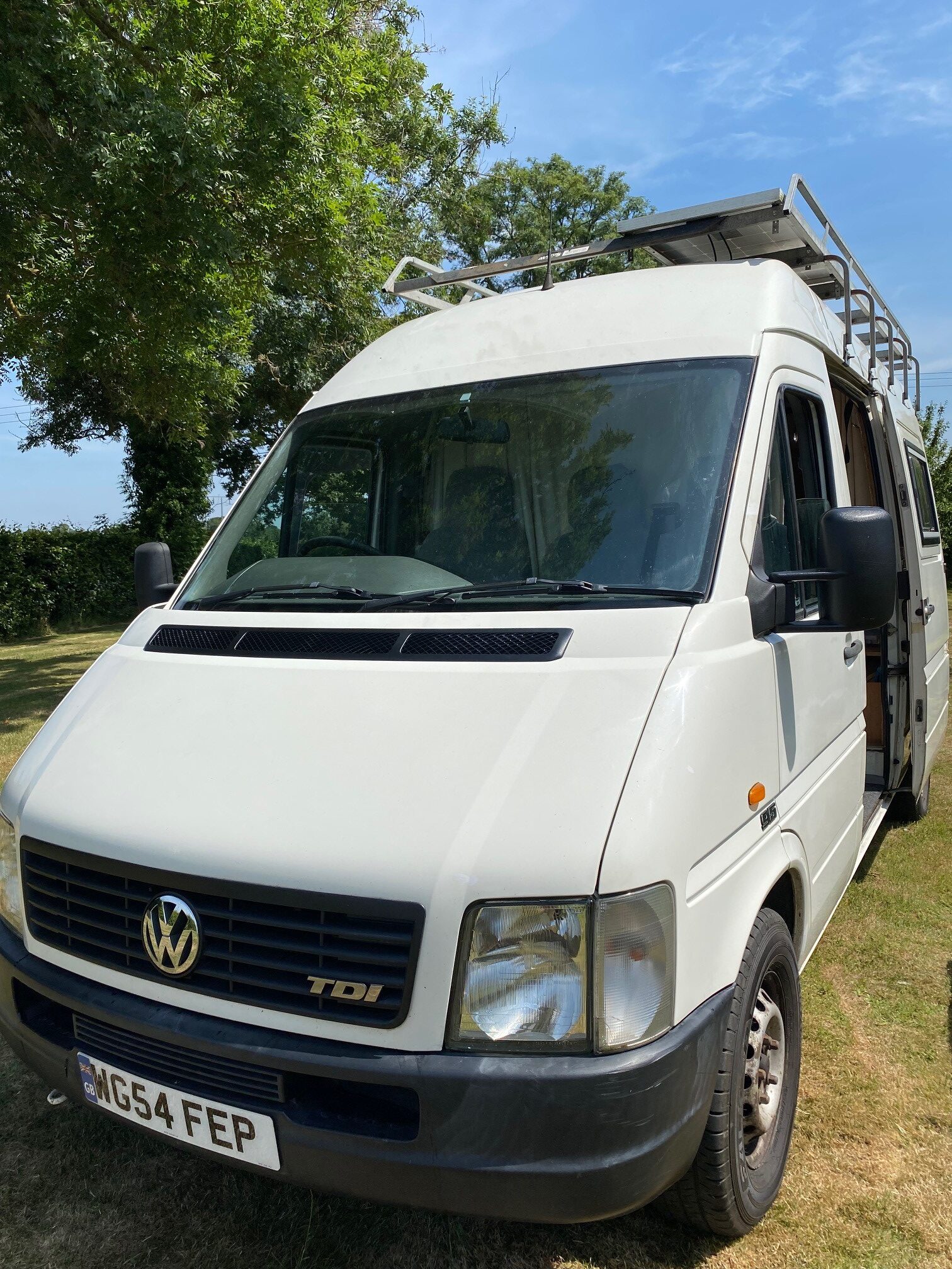 Off-grid, homely and rustic MWB VW LT35 campervan | Quirky Campers