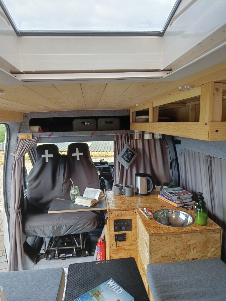 2008 2/3 Berth Ford Transit Mk7 Medium Wheel Base Camper Van Self Build ...