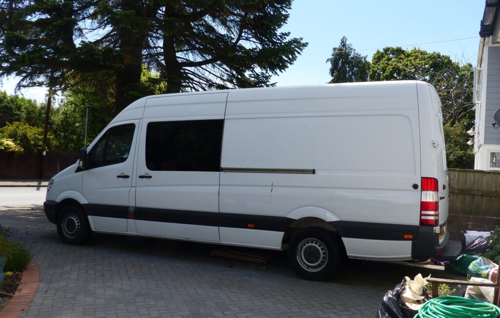 LWB Sprinter Van - Part Converted (ready for more love) | Quirky Campers