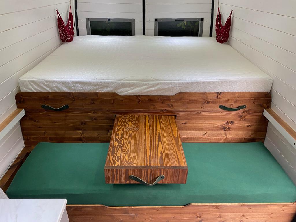 Trusty Trish - Ford Transit 2010 high roof - Off grid | Quirky Campers