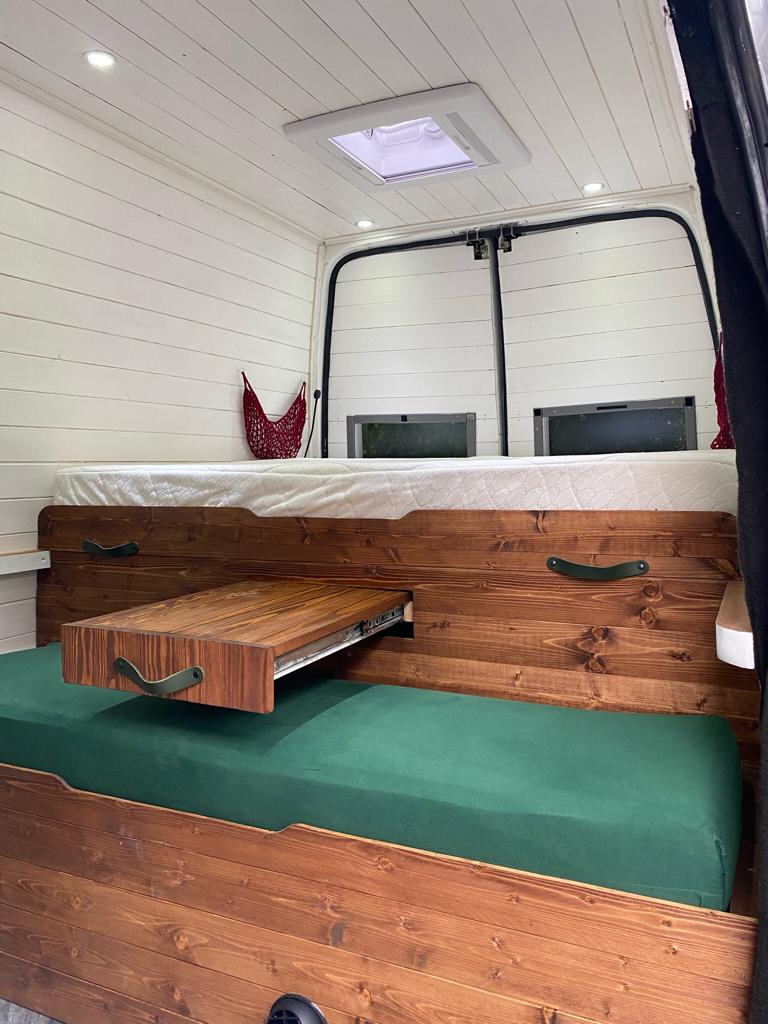 Trusty Trish - Ford Transit 2010 high roof - Off grid | Quirky Campers