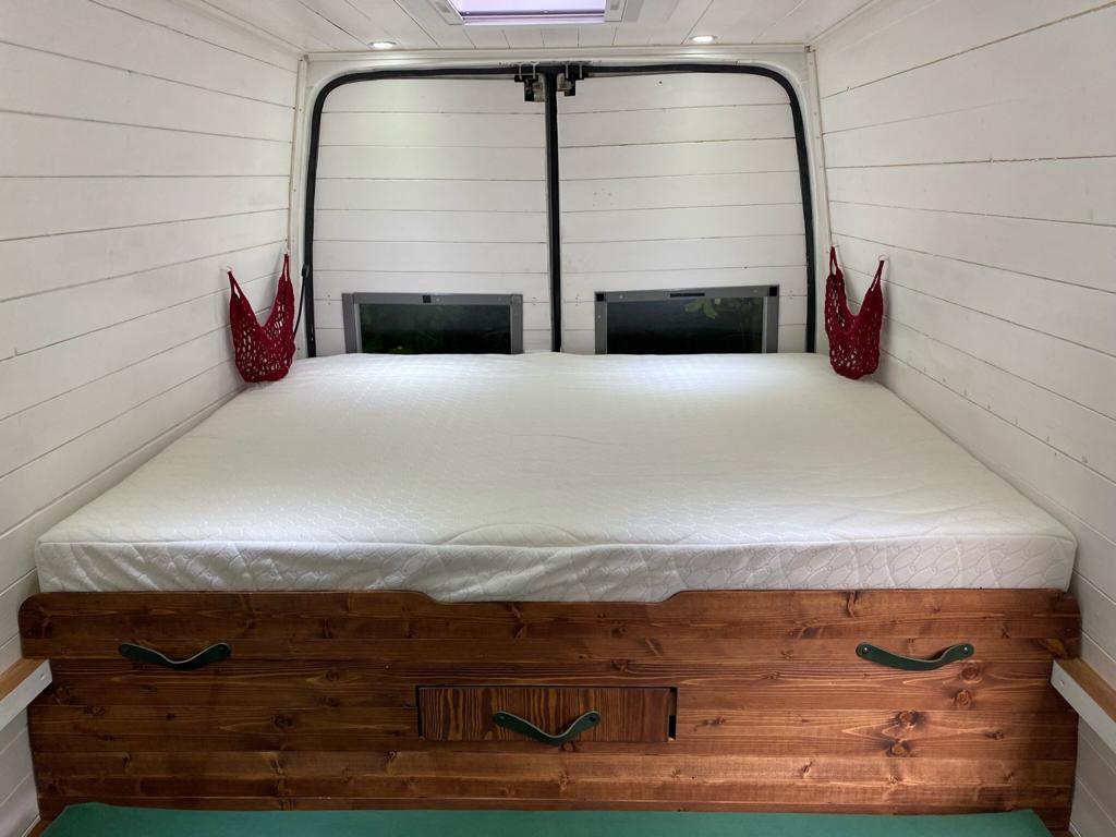 Trusty Trish - Ford Transit 2010 high roof - Off grid | Quirky Campers