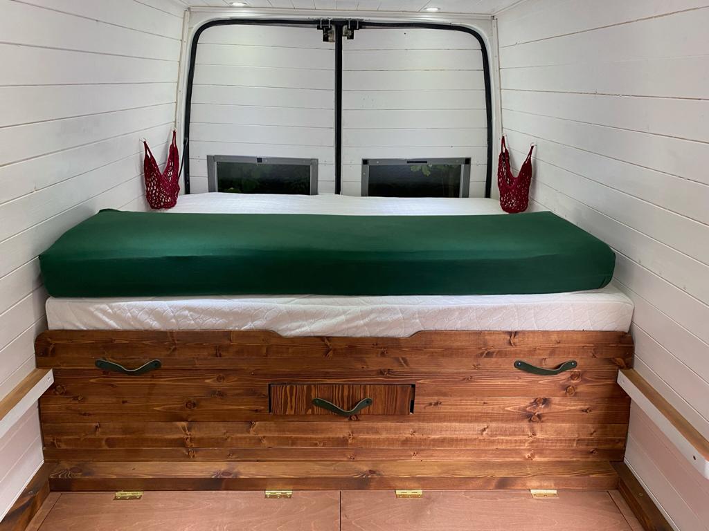 Trusty Trish - Ford Transit 2010 high roof - Off grid | Quirky Campers