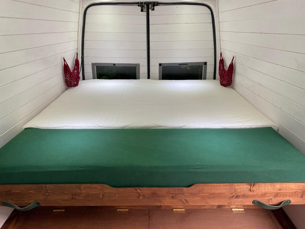 Trusty Trish - Ford Transit 2010 high roof - Off grid | Quirky Campers