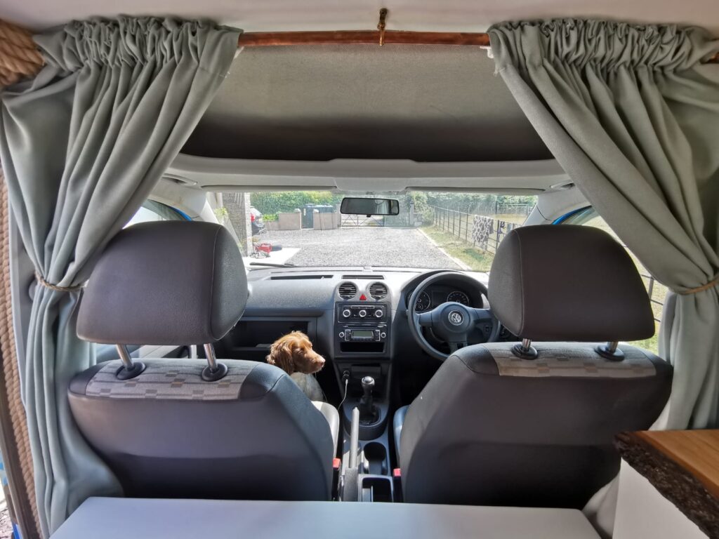 "Little Blue" - Bespoke LWB Caddy Camper Conversion | Quirky Campers