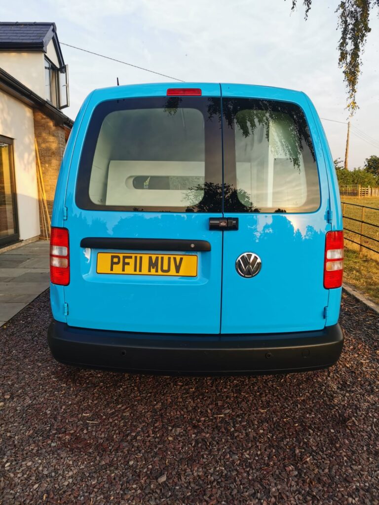 "Little Blue" - Bespoke LWB Caddy Camper Conversion | Quirky Campers