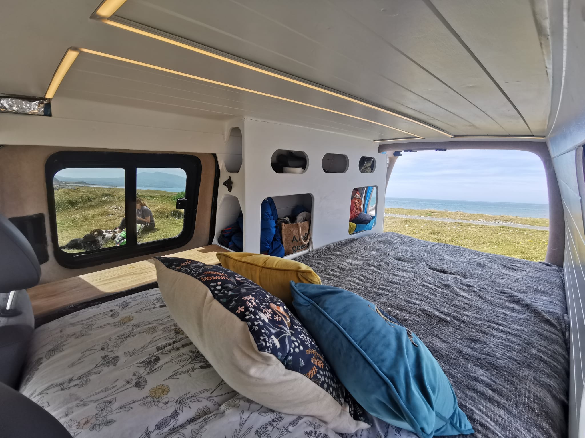 "Little Blue" - Bespoke LWB Caddy Camper Conversion | Quirky Campers