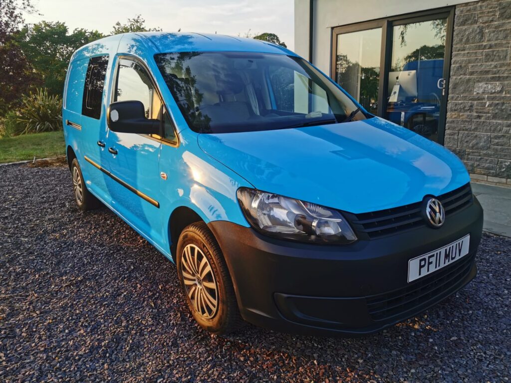 "Little Blue" - Bespoke LWB Caddy Camper Conversion | Quirky Campers