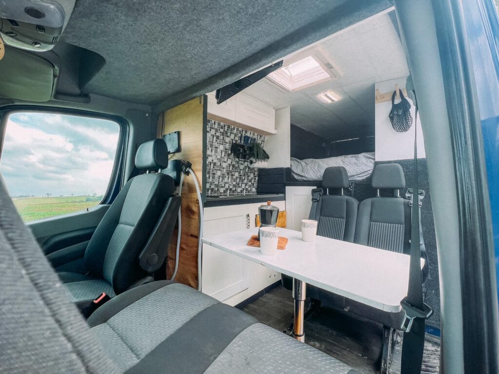 VW crafter Camper van 4 berth 2 kids and 2 adults | Quirky Campers