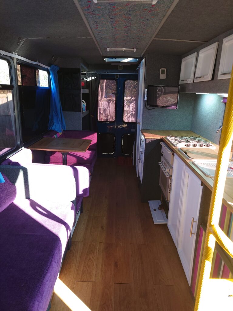 The Big Blue Bus (Wheel Chair access) | Quirky Campers