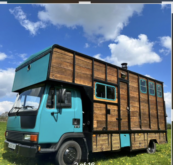 7.5t stunning rustic wood panelled converted horse box…. NOW WITH 12 ...