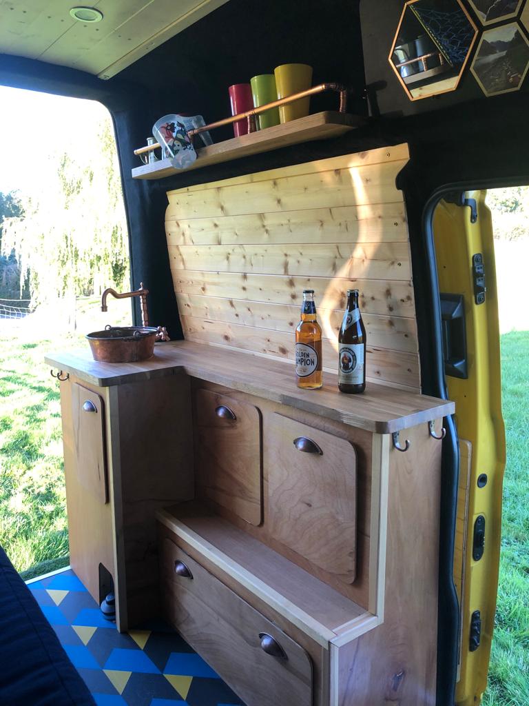 Bee Happy Ford Transit Custom Campervan | Quirky Campers