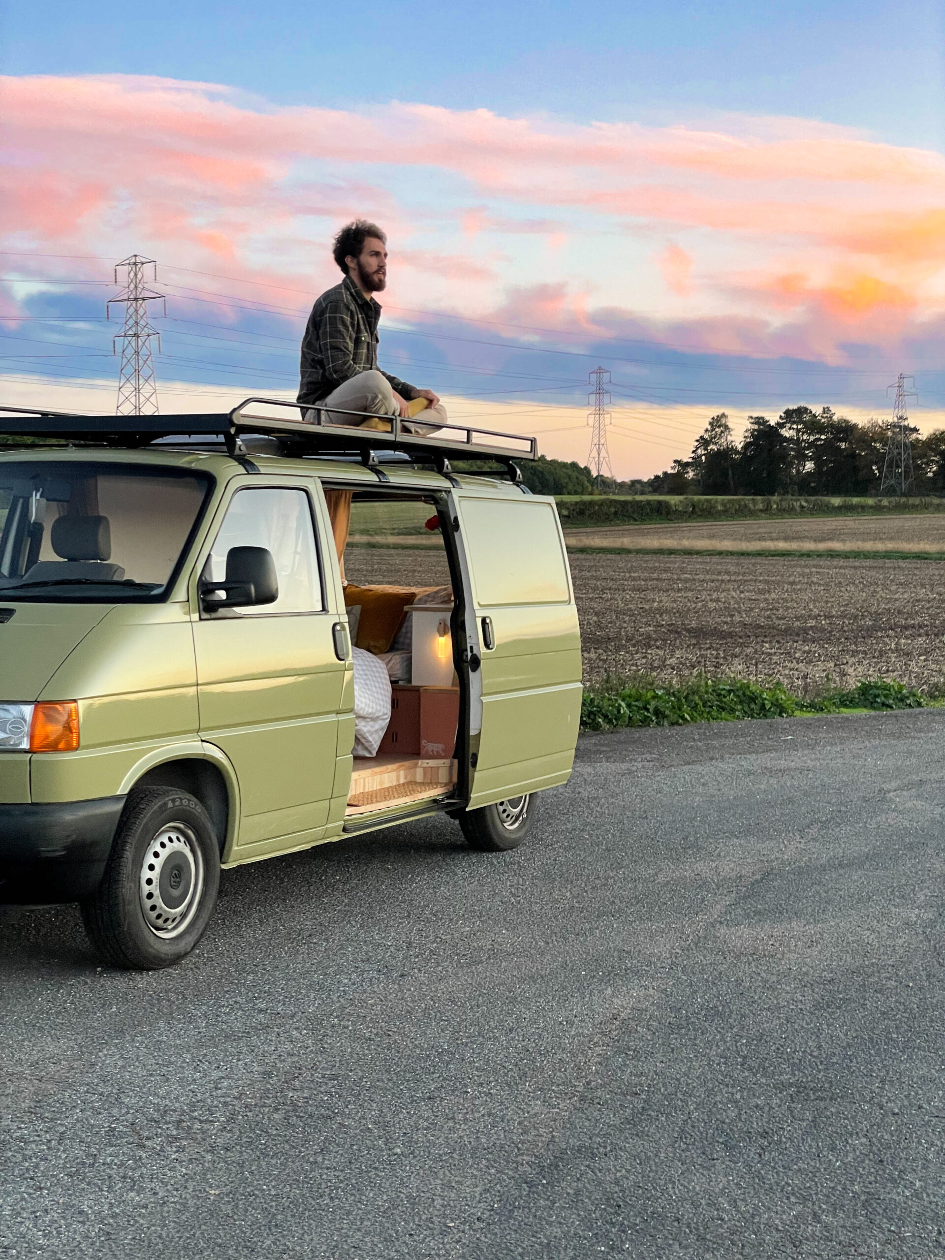 *Deposit taken* | This is Mylkï, the VW T4 Mango Green Adventure Van ...