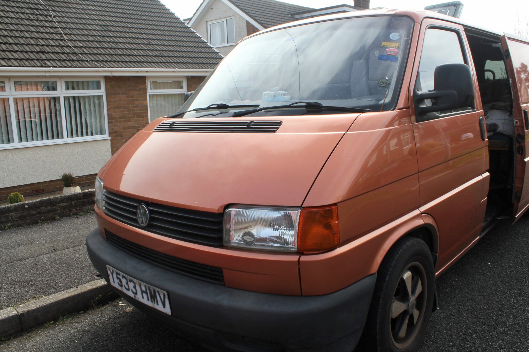 Cosy Copper Coloured Campervan VW T4 | Quirky Campers