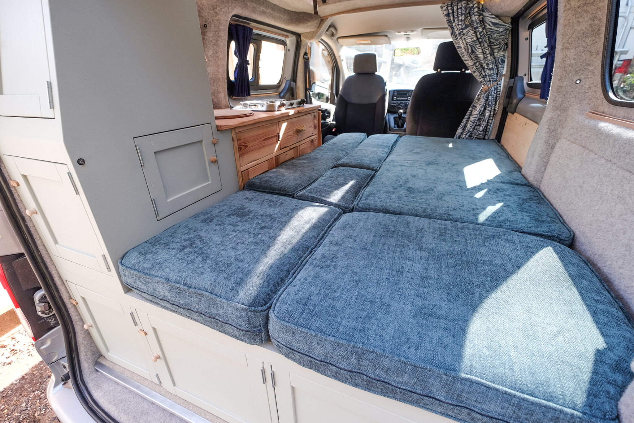 High-spec, professionally converted Nissan NV200 campervan | Quirky Campers