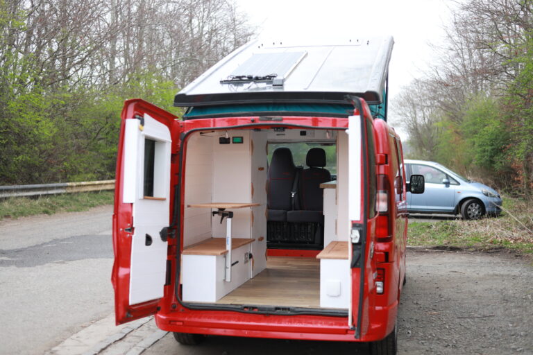 Beautiful Vauxhall Vivaro LWB Pop Top Self Build Off Grid Sportive ...