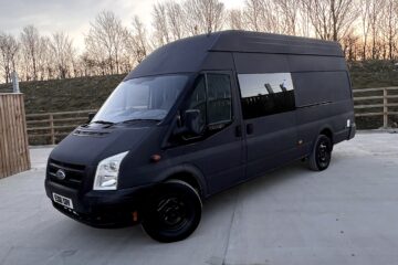STEALTH FORD TRANSIT WITH LARGE ELEVATING BED | Quirky Campers