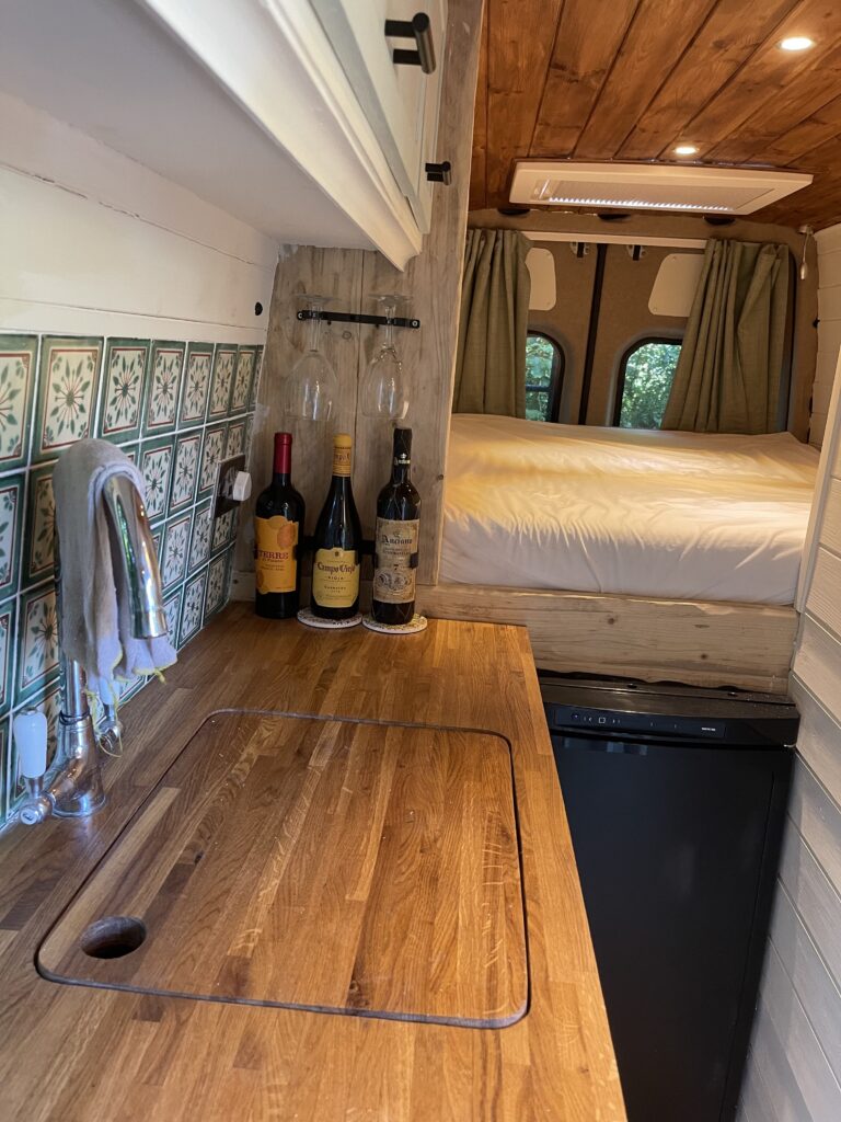 2014 Mercedes Sprinter bespoke hand crafted off grid camper. Long wheel ...