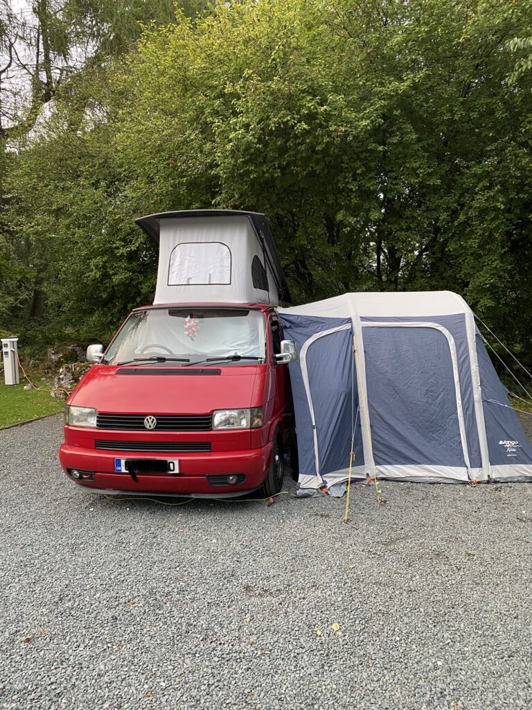 ‘Cedric’ VW T4 pop top Campervan | Quirky Campers