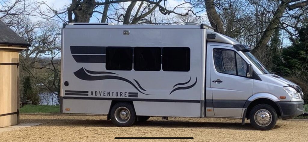 MERCEDES SPRINTER-CARBON KEVLAR-ex met riot van | Quirky Campers