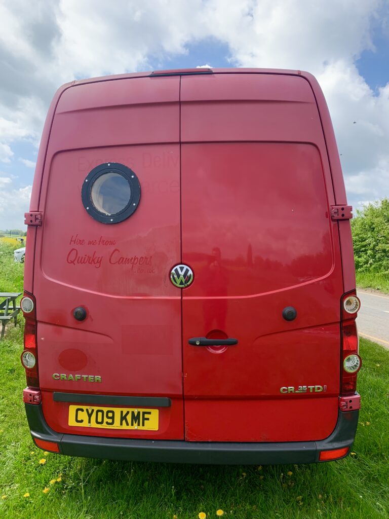 Beautiful handcrafted VW Crafter conversion - 4-berth rustic haven ...