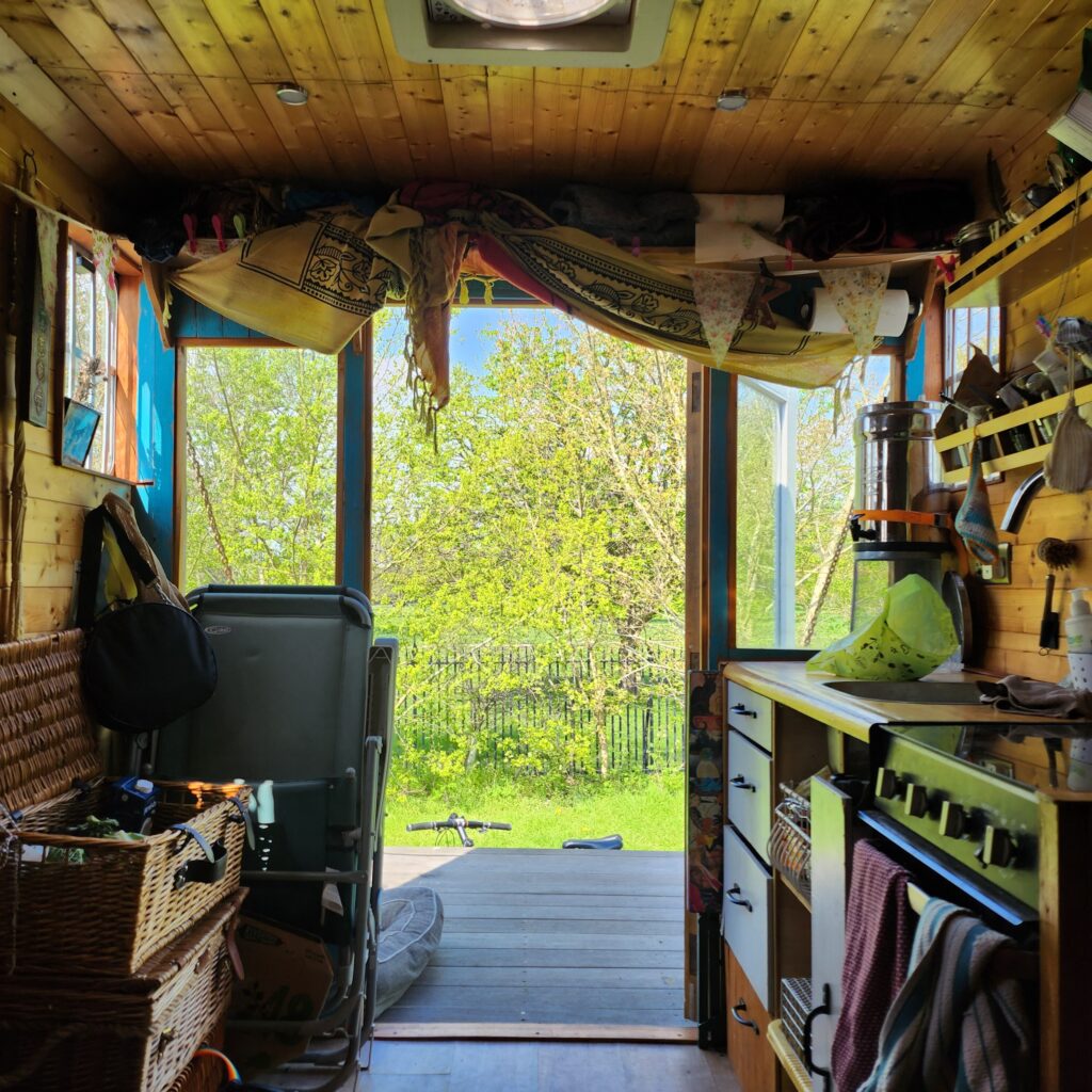 One off, wood lined totally liveable Luton conversion. Van life at its ...