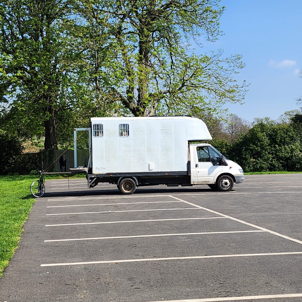 One off, wood lined totally liveable Luton conversion. Van life at its ...