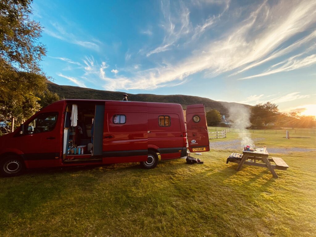 Beautiful handcrafted VW Crafter conversion - 4-berth rustic haven ...